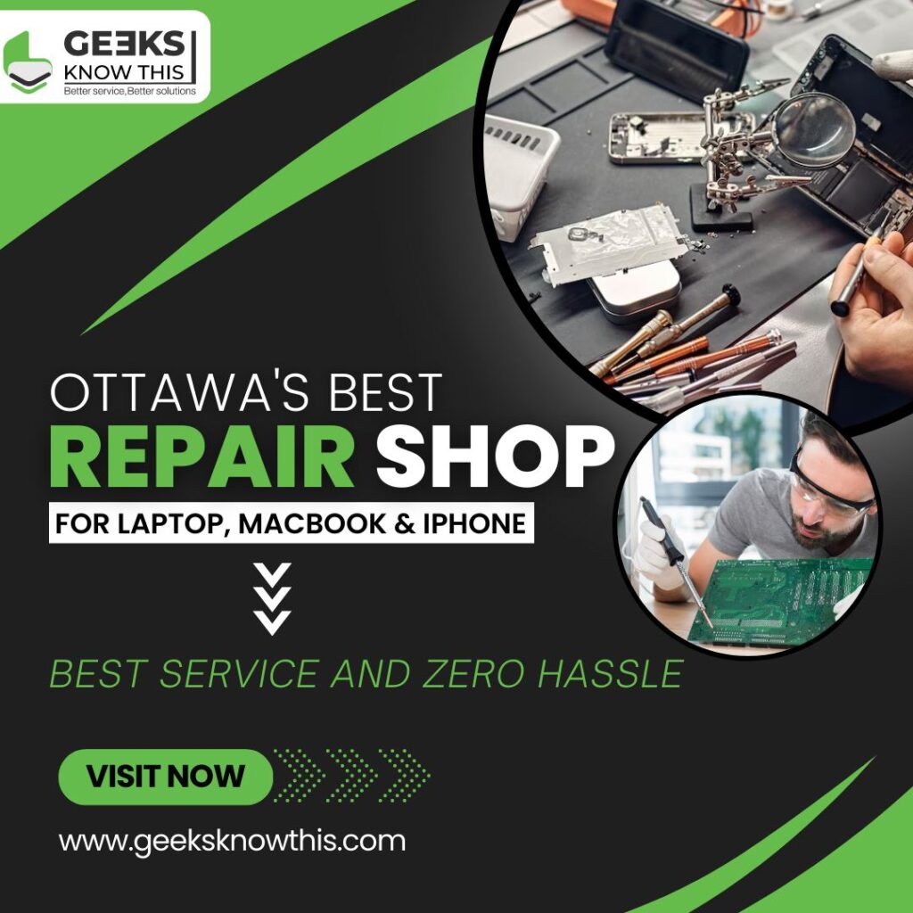 Computer & Laptop Repair Store in Ottawa - Geeks Know This